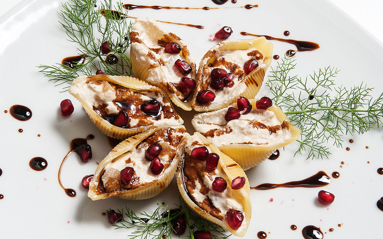 Coquilles avec poires et fromage | Acetaia Marchi S.r.l.